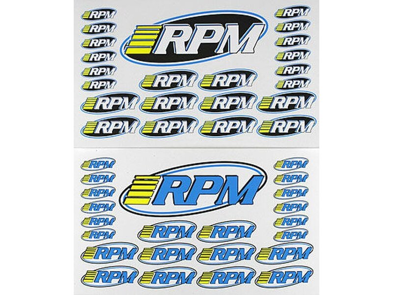 RPM Pro Logo Decal Sheets, 5,90