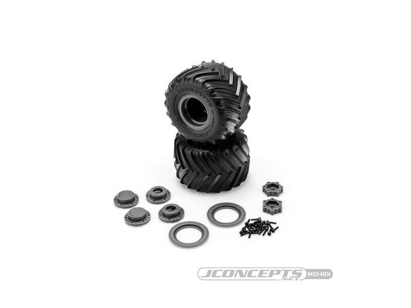 JConcepts Renegades - blue compound (pre-mounted on #3455G Mini Tribu